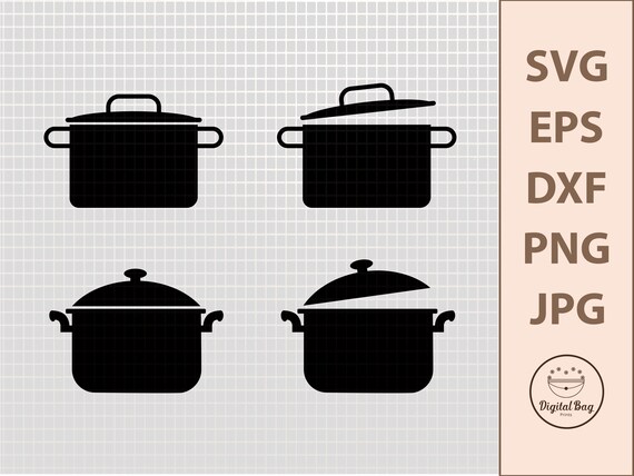 Kitchen Pot SVG Cooking Pot SVG Chef SVG Food Svg - Etsy