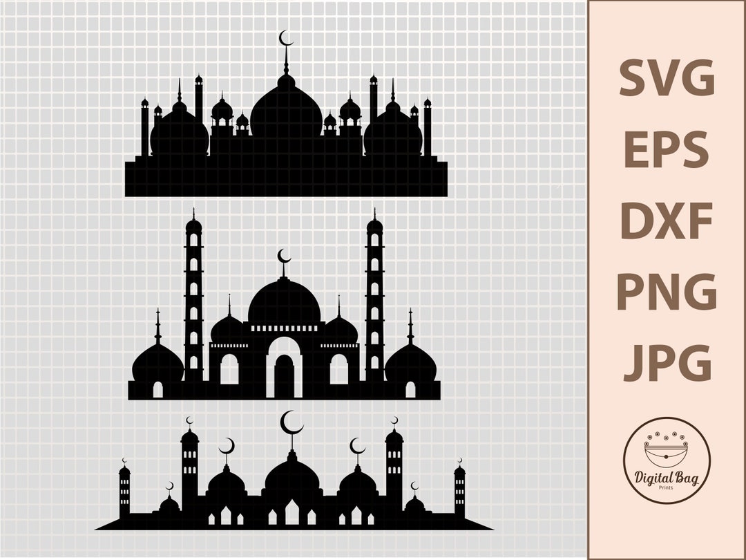 Mosque SVG, Religious SVG, Islamic SVG, Svg Files for Cricut ...