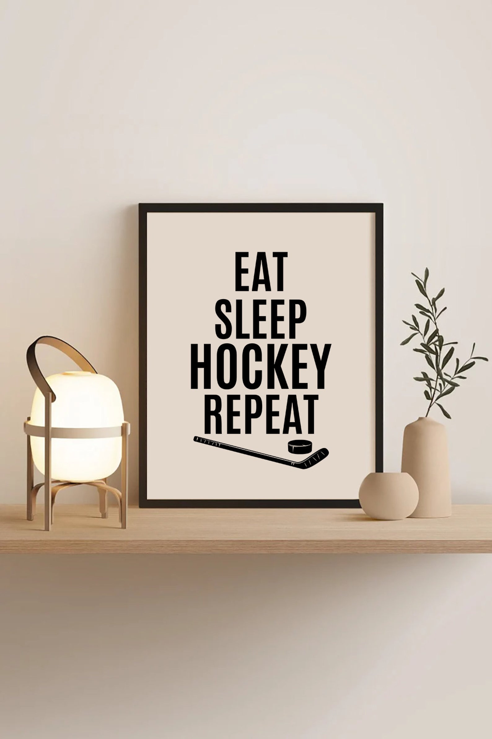 Hockey Decor Hockey Wall Art Digital Download Hockey Print - Etsy