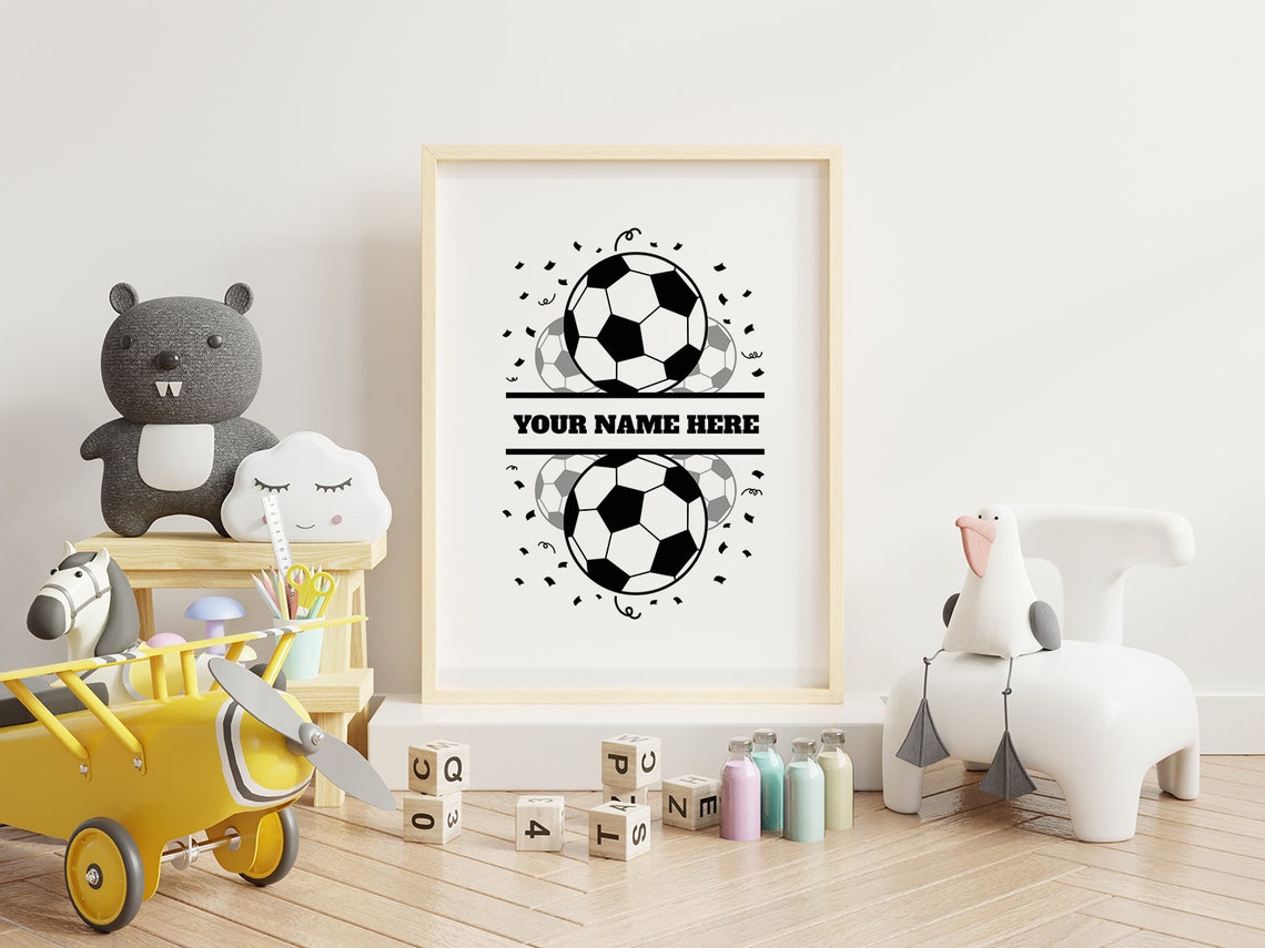Custom Soccer Sign Soccer Wall Art Digital Download Soccer - Etsy