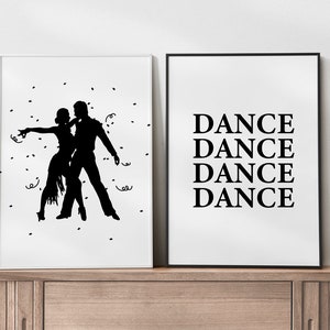 Salsa Dance Art, Salsa Dancing Gift, Digital Download, Salsa Dance ...