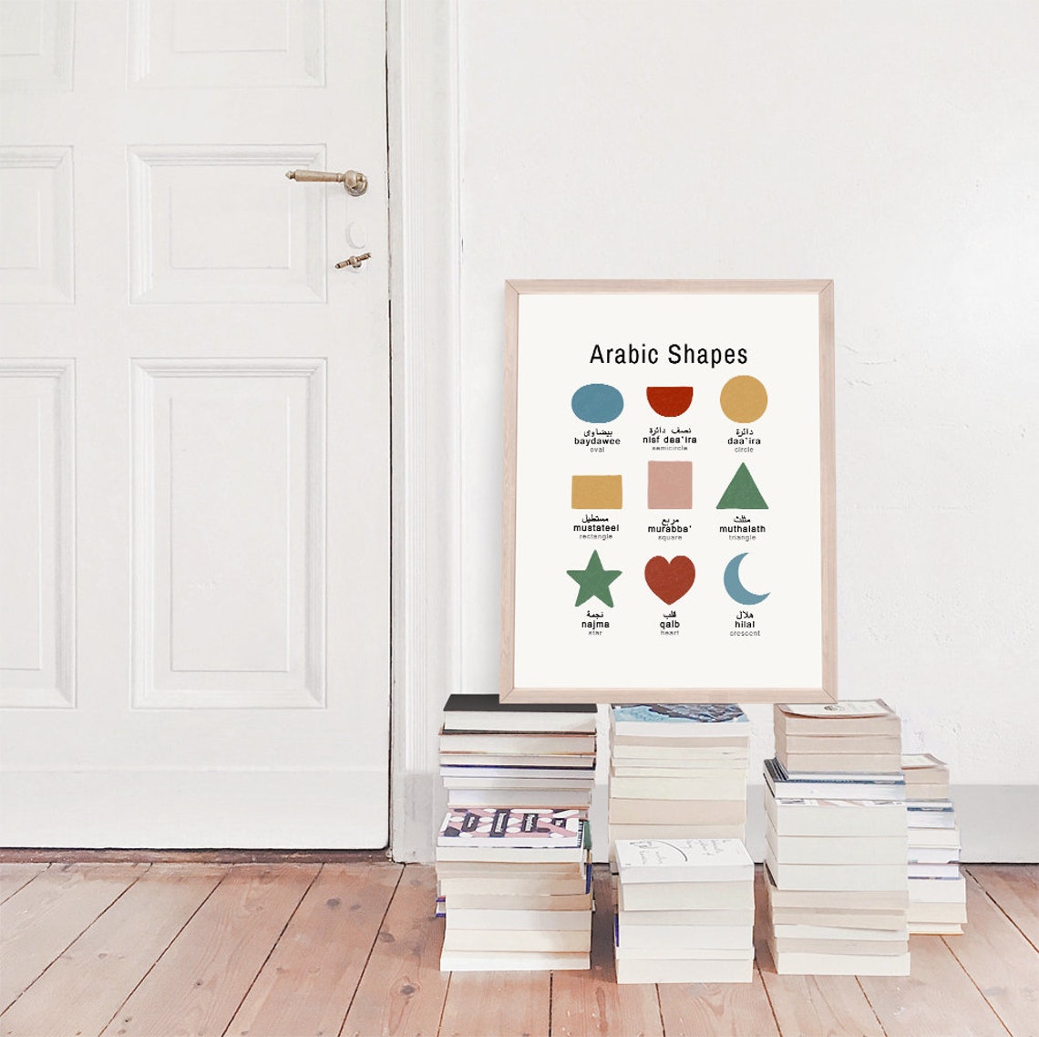 Arabic Wall Art Shapes Poster Digital Download Kids Art - Etsy