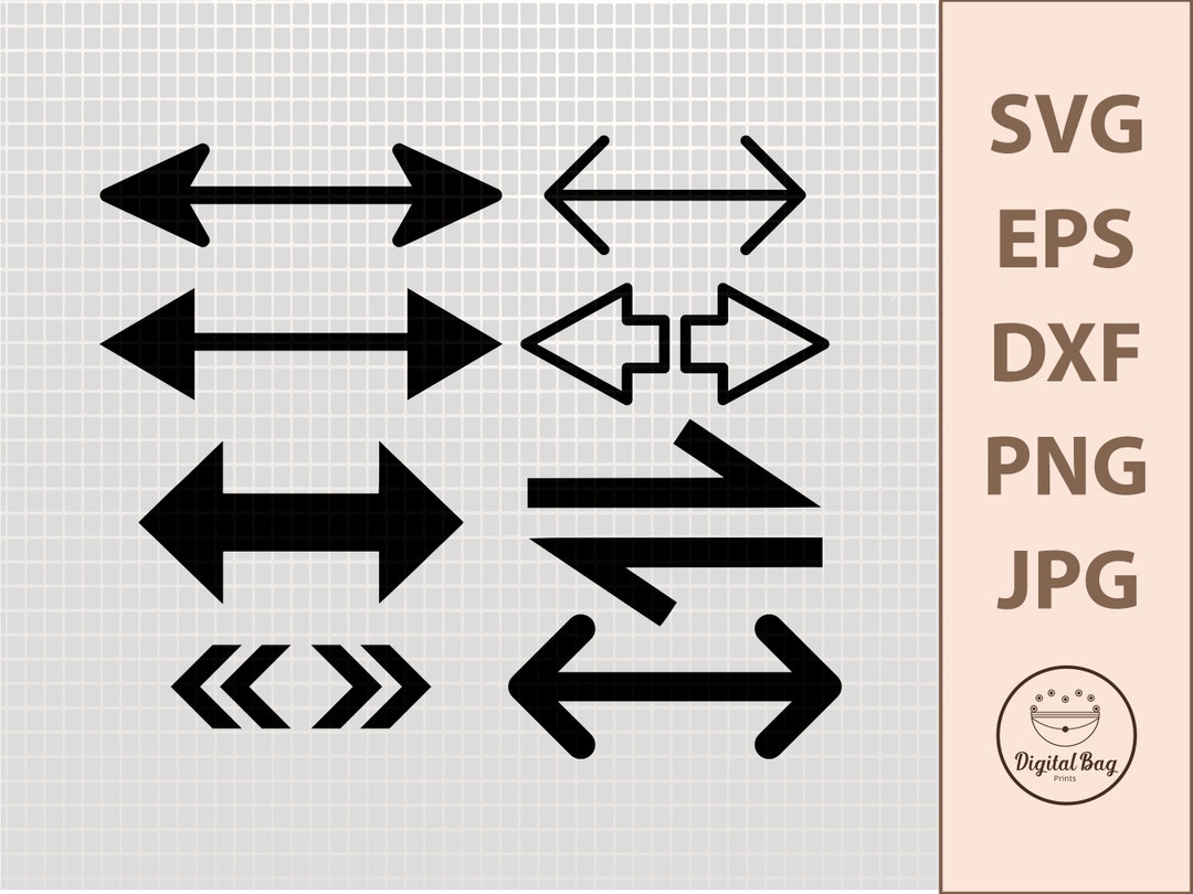 Double Sided, Arrow SVG, SVG Bundle, SVG Files for Cricut, Arrow ...