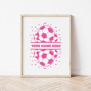 Custom Soccer Sign, Soccer Wall Art, Digital Download, Soccer Prints ...