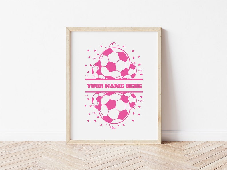 Custom Soccer Sign, Soccer Wall Art, Digital Download, Soccer Prints ...