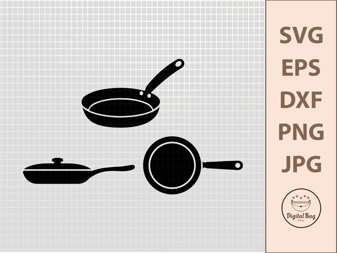 Cooking Pan SVG, Kitchen SVG, Chef SVG, Frying Pan Svg, Svg Files for ...