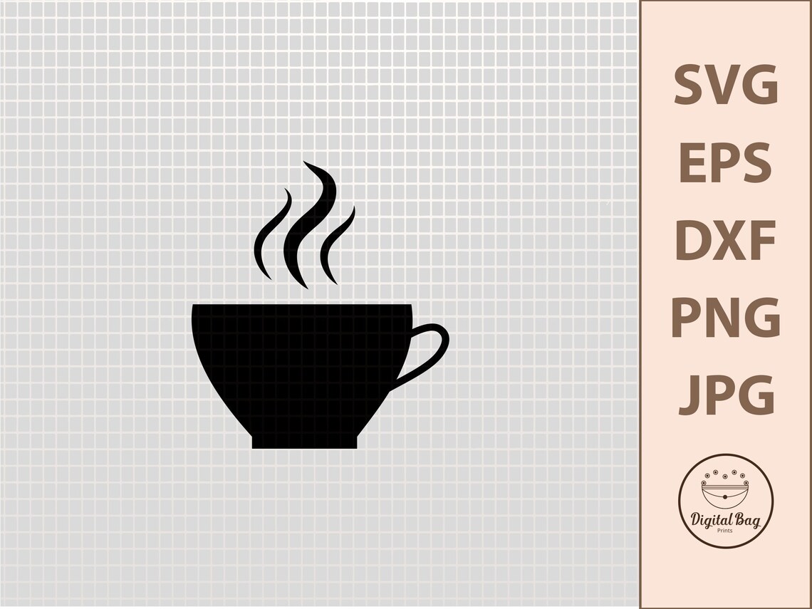Coffee Cup SVG Coffee Clipart Kitchen Svg Files for Cricut - Etsy