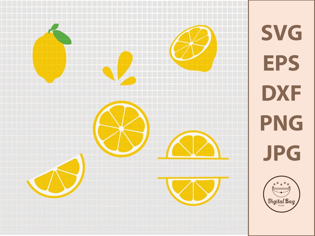 Limón SVG, Paquete SVG, Fruta SVG, Verano Svg, Limón Png, Cocina Svg ...