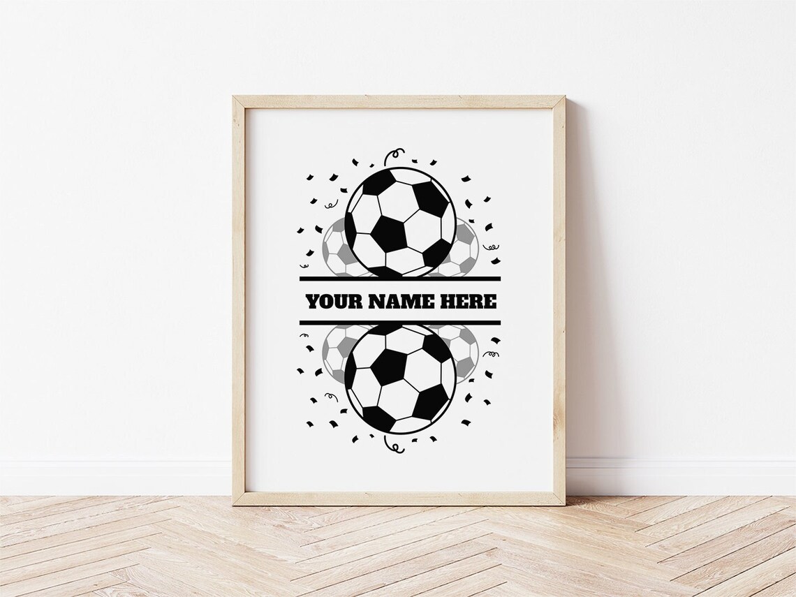 Custom Soccer Sign Soccer Wall Art Digital Download Soccer - Etsy