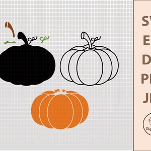 Pumpkin SVG, Halloween SVG, Fall SVG, Pumpkin Clipart, Halloween ...