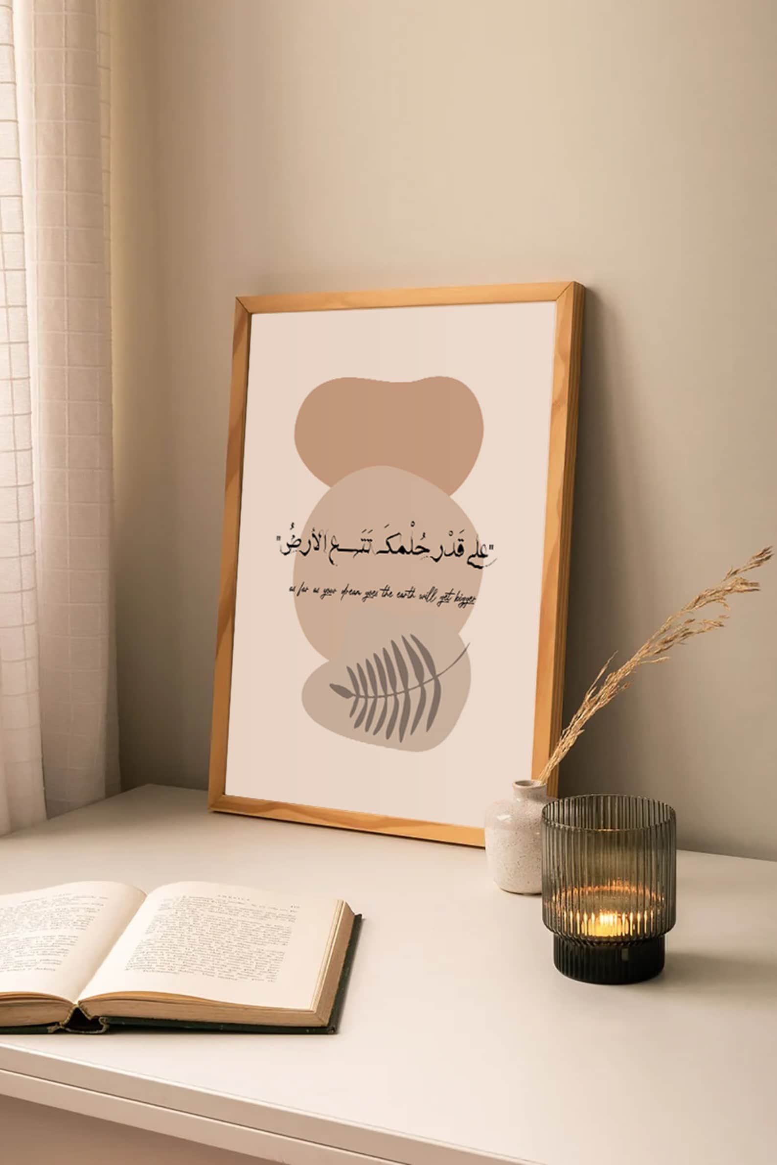 Arabic Calligraphy, Inspirational Quotes, Digital Download, Arabic Wall ...