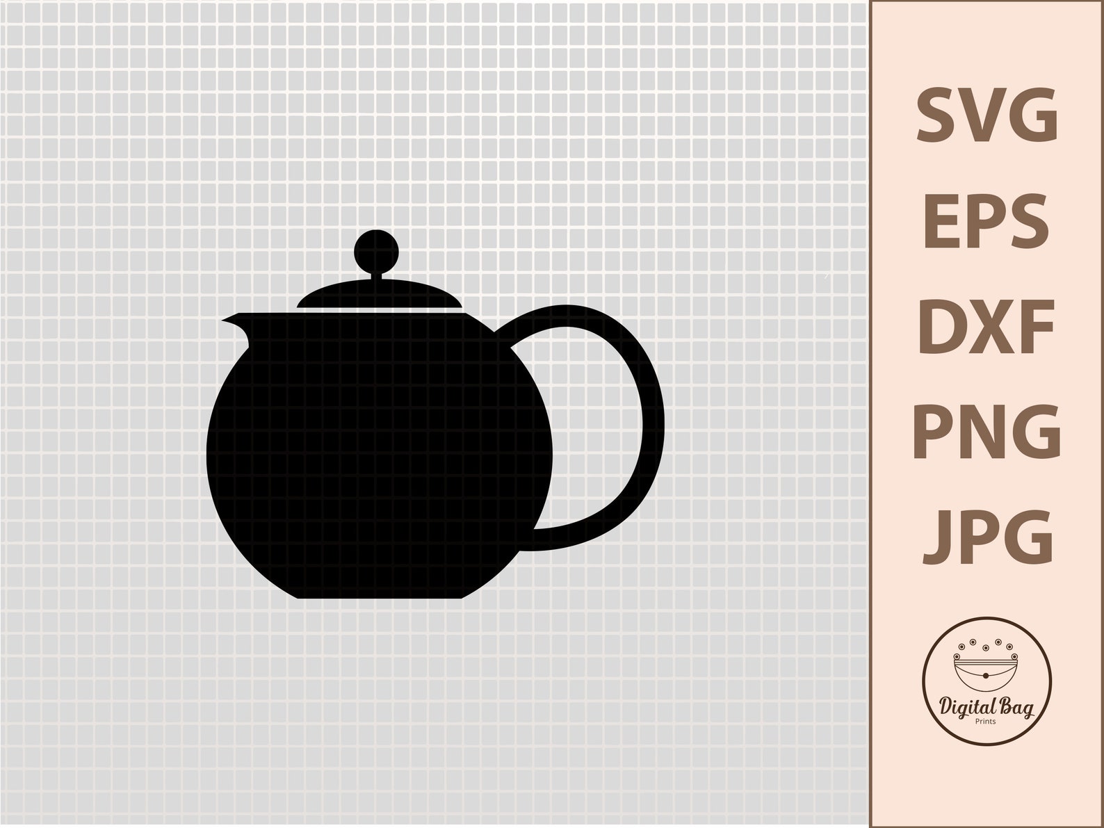 Tea Pot SVG Tea Pot Clipart Kitchen SVG SVG Files for - Etsy