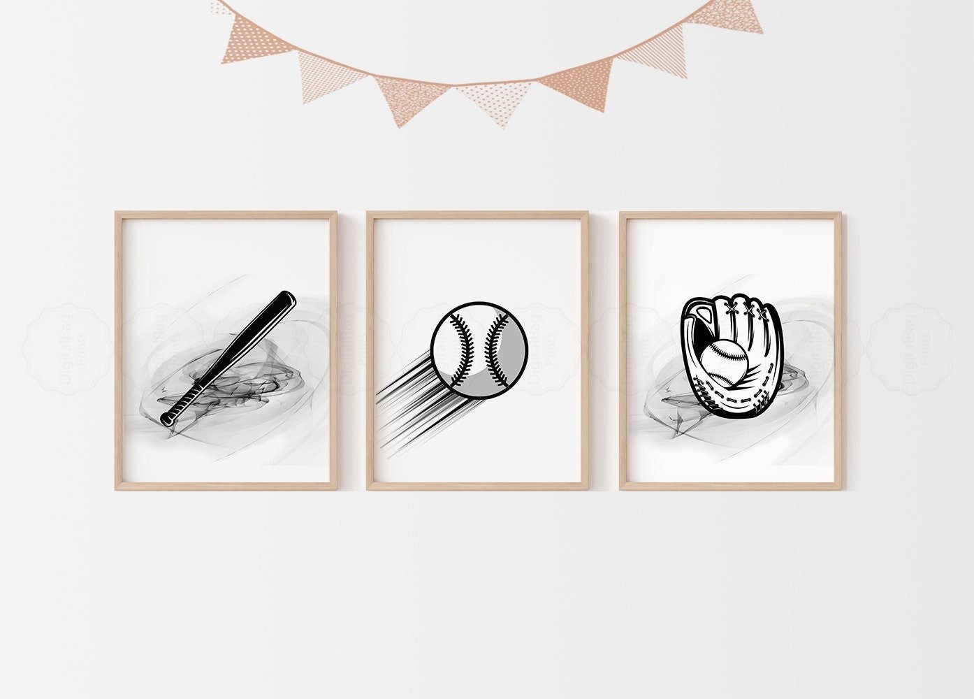 Baseball Wall Art Baseball Decor Digital Download Baseball - Etsy