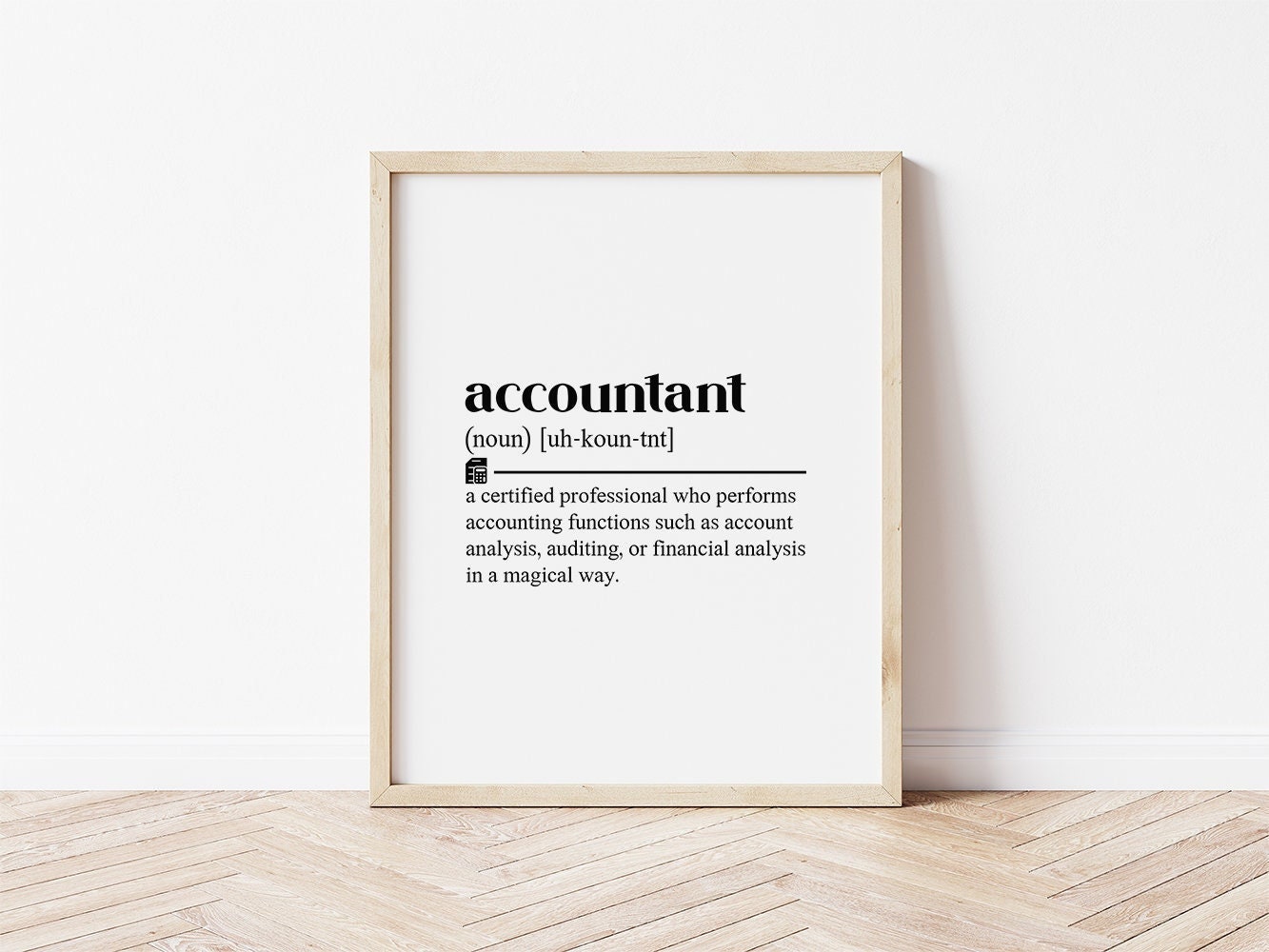 Accountant Wall Art Accountant Definition Digital Download - Etsy