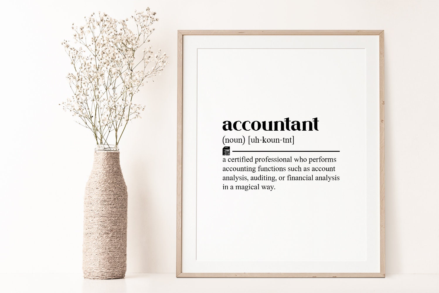 Accountant Wall Art Accountant Definition Digital Download - Etsy