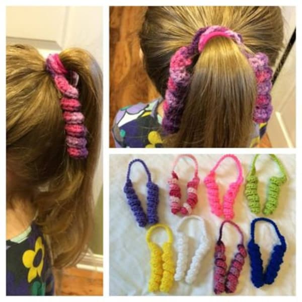 Crochet Hair Tie - Etsy