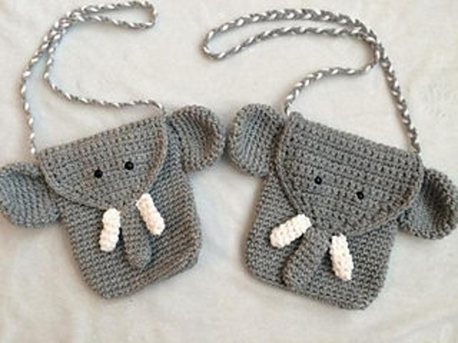 Crocheted Elephant Purse PATTERN - Etsy
