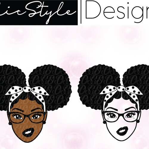 9 Sexy Afro Woman SVG Natural Curly Hair Eps File Black - Etsy