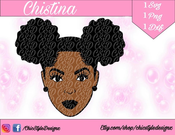 Craft Supplies & Tools Natural African SVG File Niki svg Afro svg ...