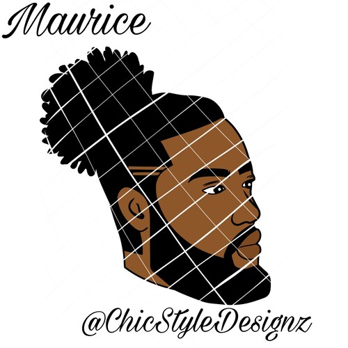 Power ... African American Man PNG SVG Vector | Etsy