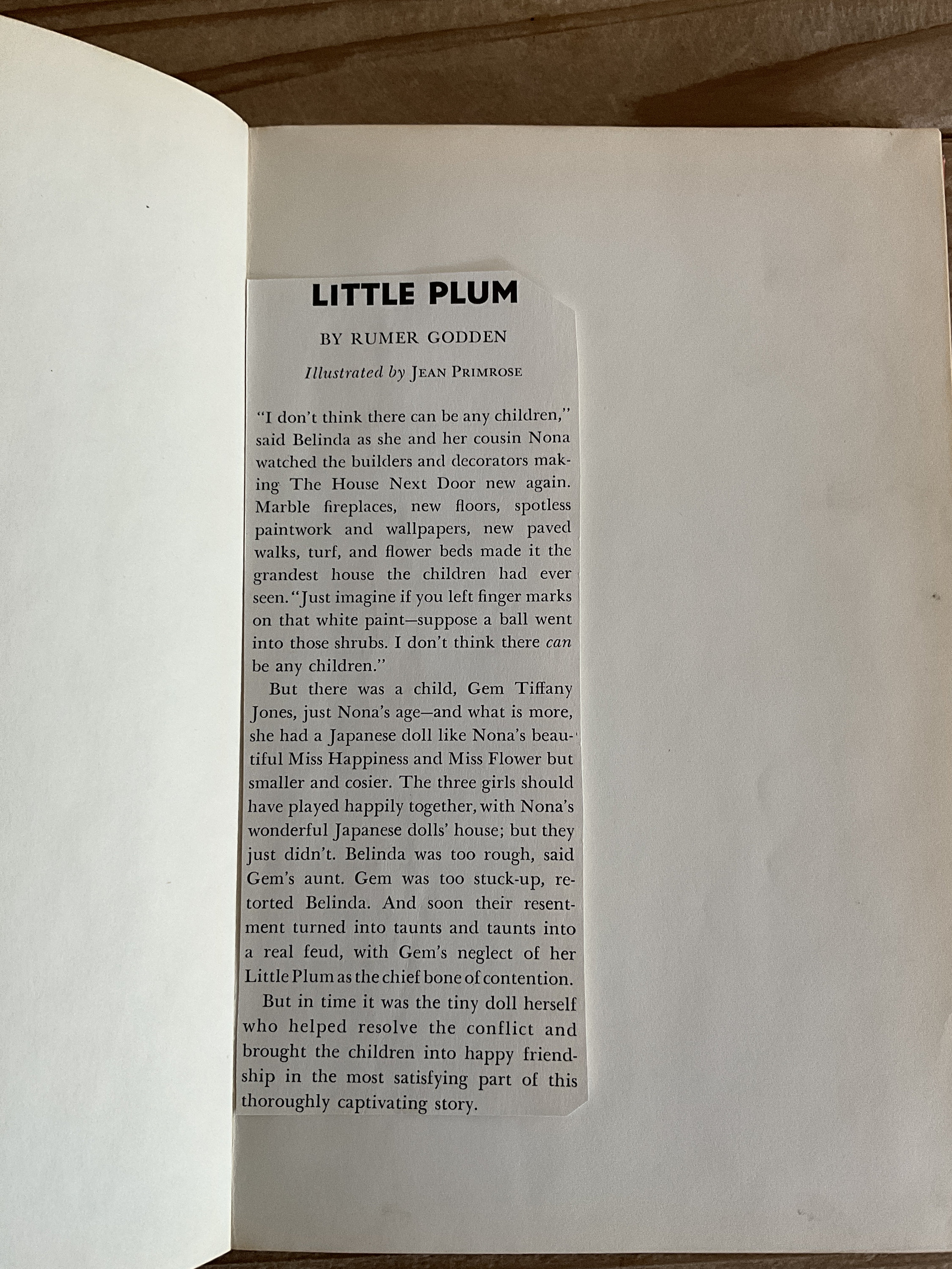 Vintage Copy of Little Plum by Rumer Godden - Etsy