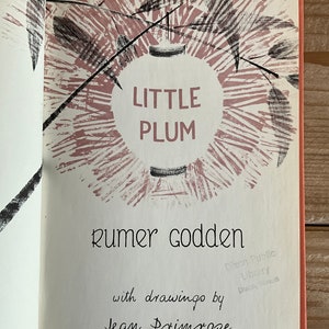 Vintage Copy of Little Plum by Rumer Godden - Etsy