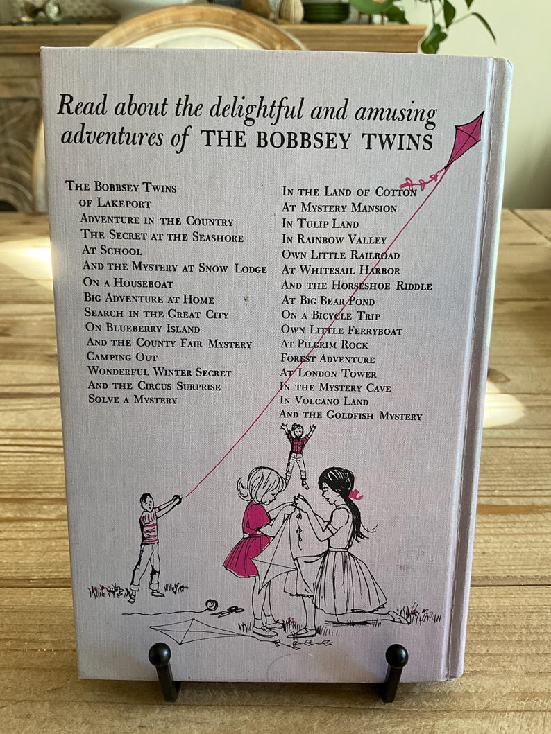 The Bobbsey Twins Solve A Mystery by Laura Lee Hope - Etsy