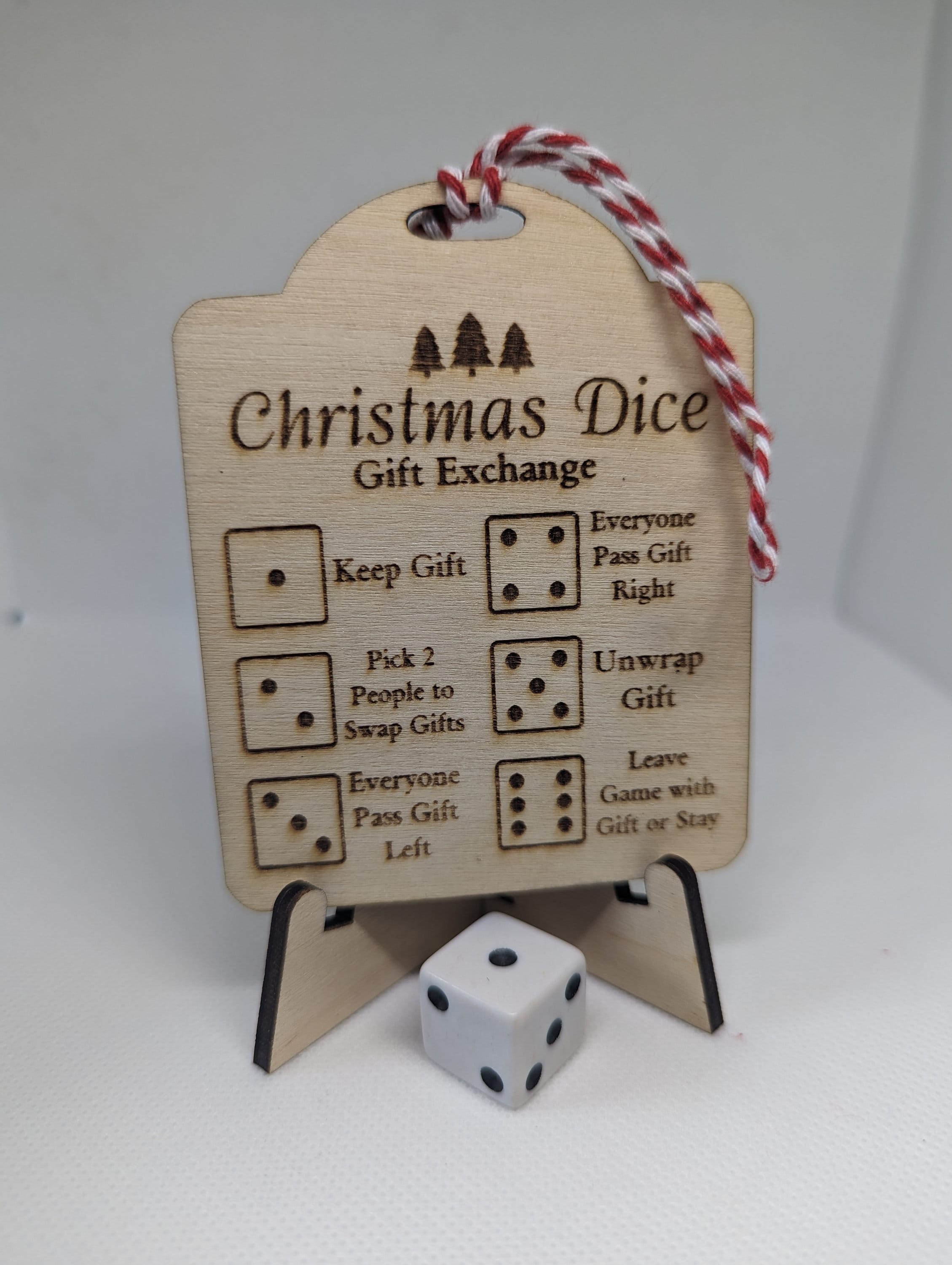 Christmas Gift Exchange Dice Game-white Elephant-holiday-gift Exchange ...