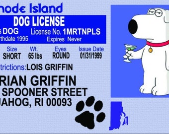 Family Guy Id Card - Etsy