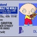Stewie Griffin,family Guy License on a Laminated ID Card 3.4 Inches by ...