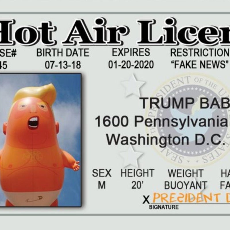 Donald Trump Baby Balloons - Etsy