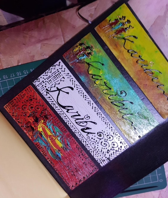 Kenyan wall Decor Karibu Wall Decor Welcome African art African Wall ...