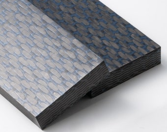 0.4375" "baby Blue" Carbon Fiber Scales, Harness Weave - Etsy