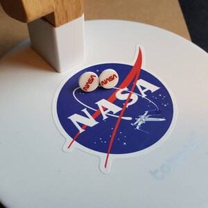 NASA Logo Stud Earrings Science Astrophysics Astronaut | Etsy