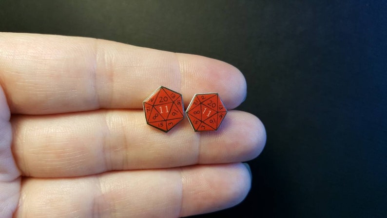 Stranger Things Stud Earrings Jewelry Eleven 011 D & D | Etsy