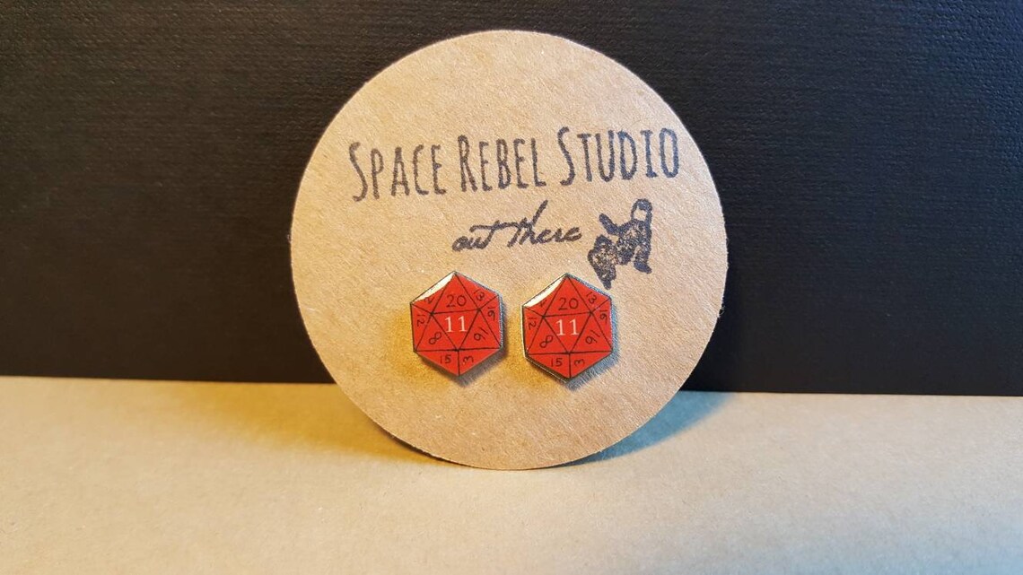 Stranger Things Stud Earrings Jewelry Eleven 011 D & D | Etsy