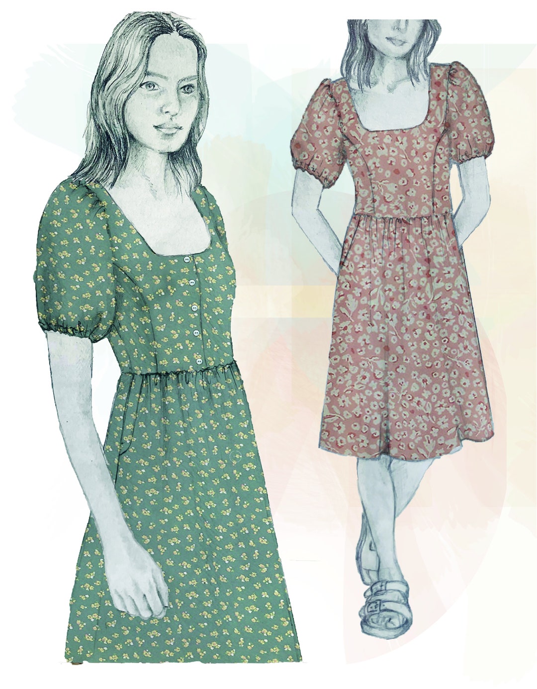 The Goldenrod Dress - Etsy