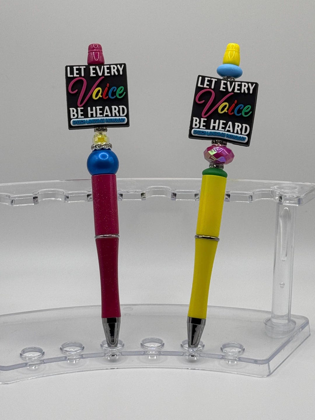 Speech Language Pathology SLP Let Every Voice Be Heard Beadable Beaded ...