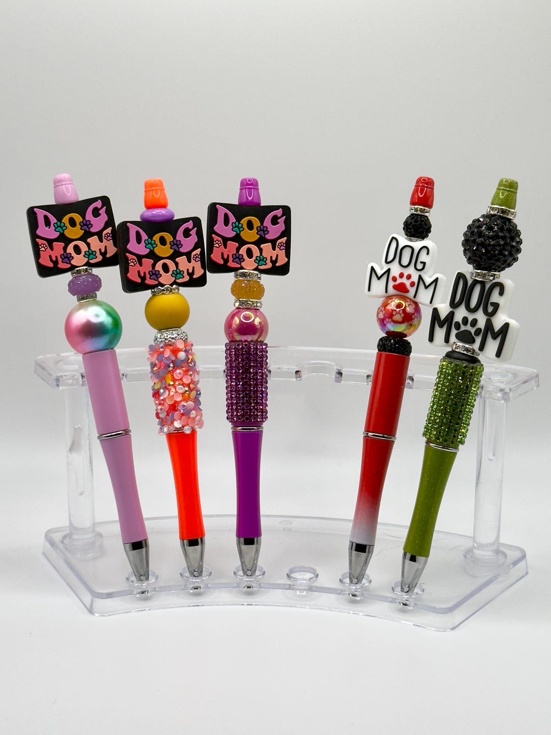 Dog Mom Beaded Ballpoint Pen, Paw Print Bling - Etsy