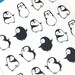 Cute Penguin Dance Stickers | Daily Kawaii Decorative Party Animal ...