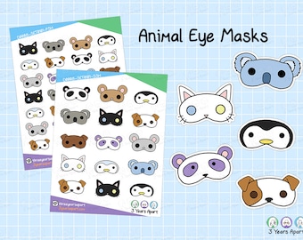 Eye Mask Stickers - Etsy