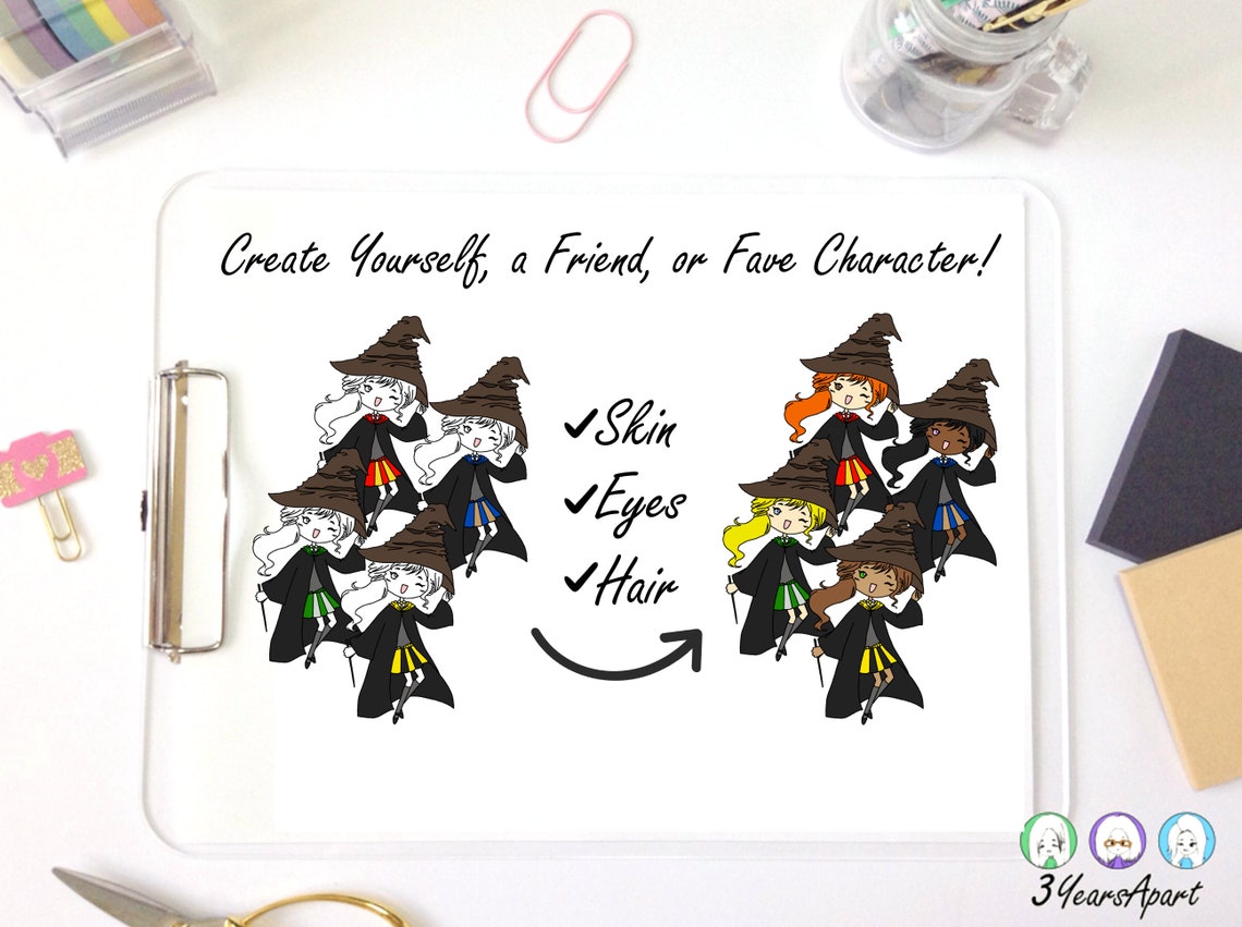 Mopping Cleaning Chore Stickers Custom Coloring Daily Deco - Etsy