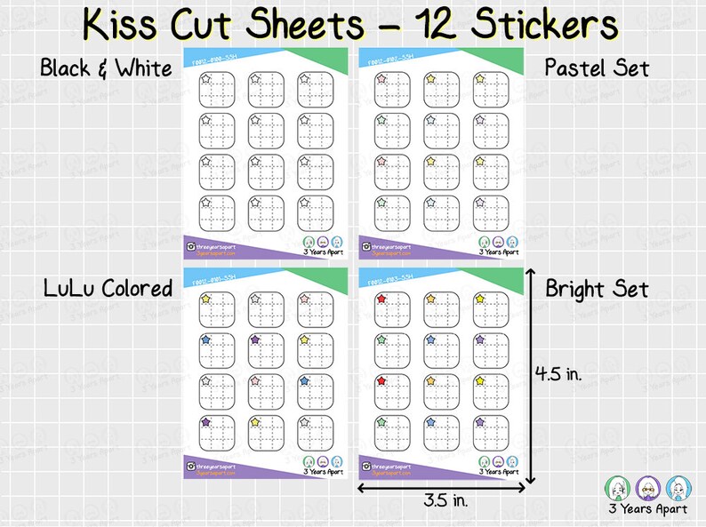 Star Habit Tracker Stickers | Wellness Fitness Weekly Functional Deco ...