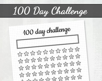 100 Day Journal - Etsy