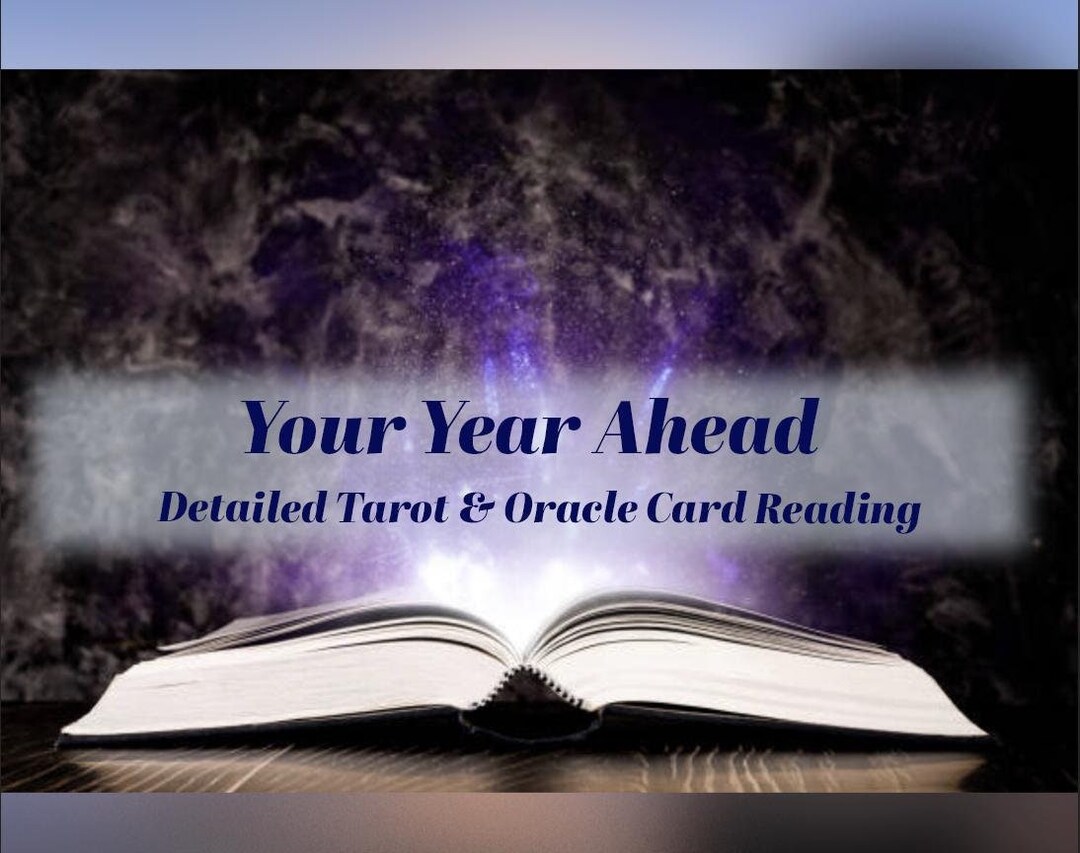 Your Year Ahead Tarot&oracle Card Reading | Spiritual Gift | Holiday ...