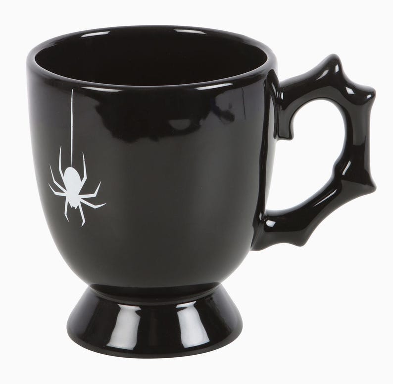 Gothic Black Spider Teacup: Spooky Halloween Decor - Etsy