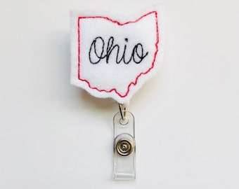Ohio State Buckeyes Badge Reel - Etsy