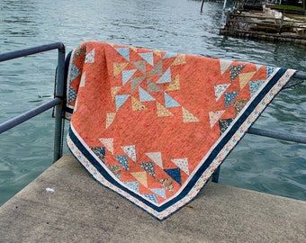 Twisted Geese Quilt Pattern by Zen Chic ZC-TWQP, Flying Geese Quilt ...