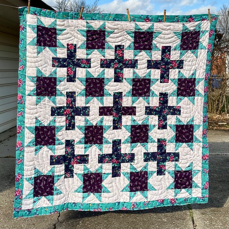 Crossed Stars PDF Download Quilt Pattern - Etsy