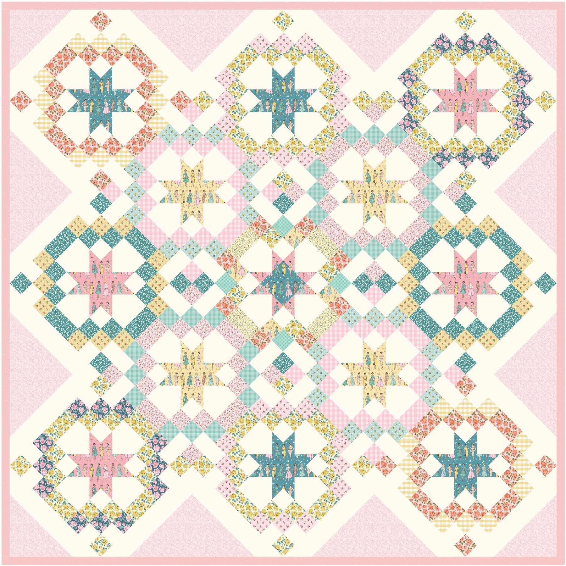 Star Trippin PDF Downloadable Quilt Pattern - Etsy